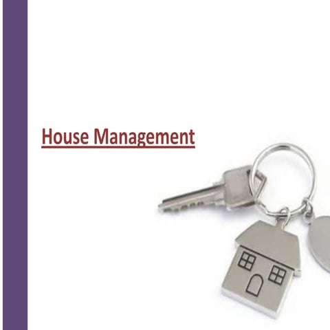 House management | PPTX
