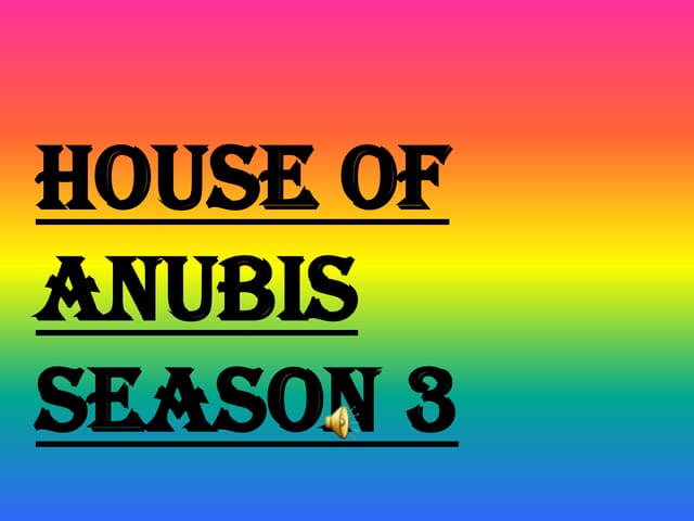 House Of Anubis School Logo