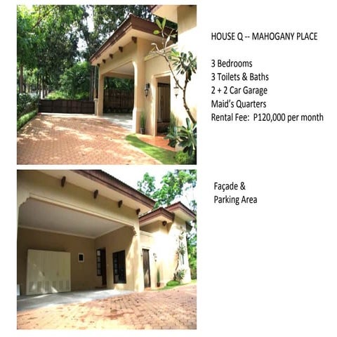 House q mahogany place | PPT