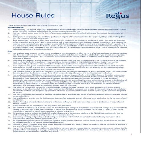 House rules | PDF