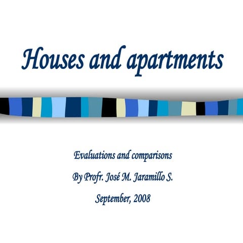 Houses And Apartments | PPT
