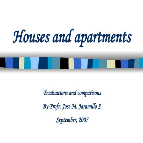 Houses And Apartments | PPT