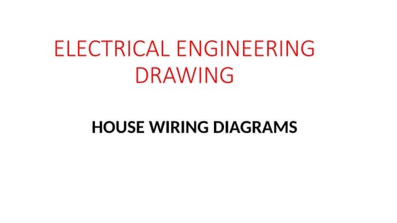 Electrical shop drawing | PPT