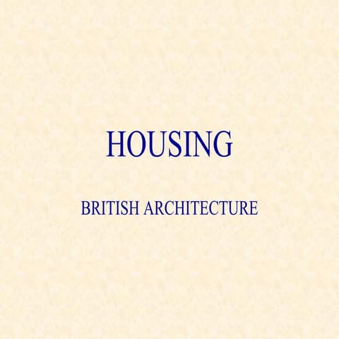 Housing | PPT