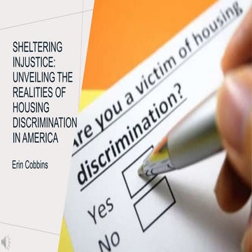 Housing Discrimination in America.pptx