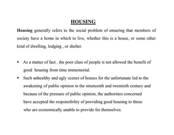 TYPES OF HOUSES.pptx | Civil Engineering Industry | Industries