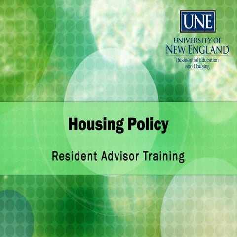 Housing Policy | PPT | Home Insurance | Insurance