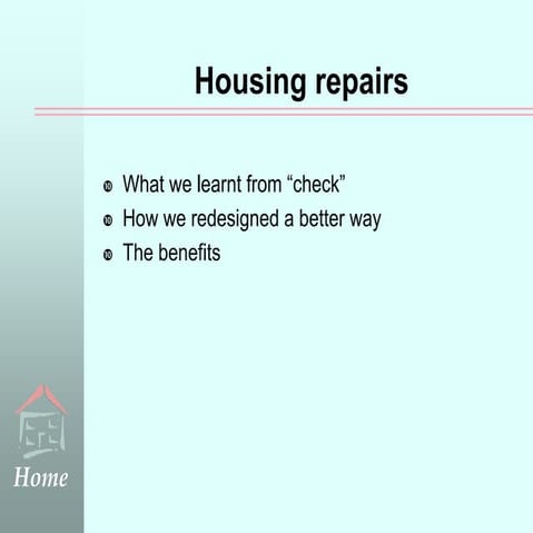 Housing Repairs | PPT