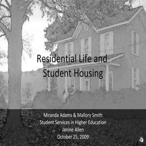 Housing Residential Life Version2 | PPS