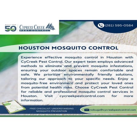 HOUSTON MOSQUITO CONTROL TX | Pest Exterminators Spring Tx | PDF ...