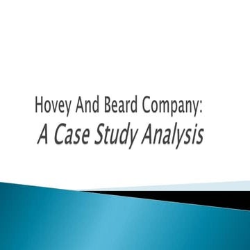 Hovey and Beard Case | PDF
