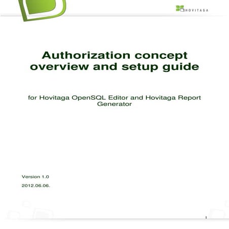 Authorization objects a simple guide | PDF