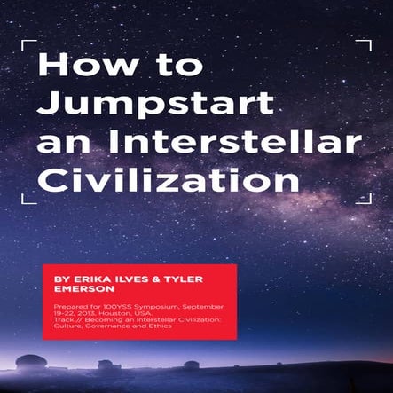 How to Jumpstart an Interstellar Civilization | PDF