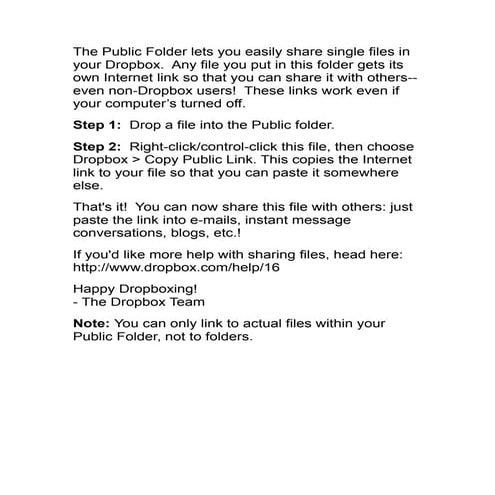 How to use the public folder | RTF