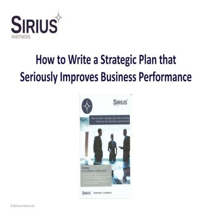How to Write a Strategic Plan.ppsx