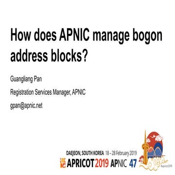 How APNIC manages bogon address blocks | PDF | Computer Networking | Computing