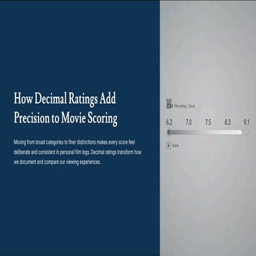 How Decimal Ratings Add Precision to Movie Scoring | PDF