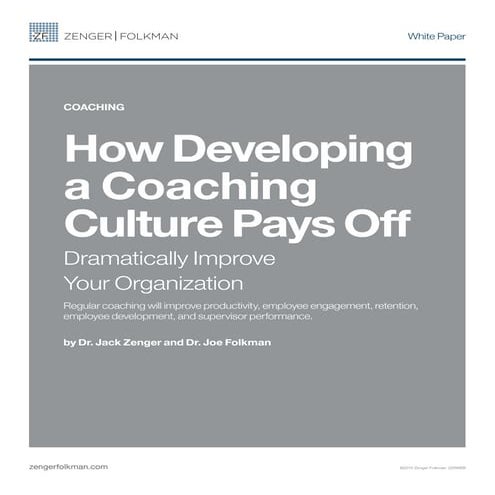 How developing-a-coaching-culture-pays-off | PDF
