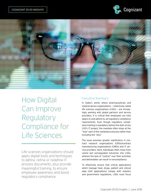 Life Science Compliance Balancing Innovation And Regulation.docx