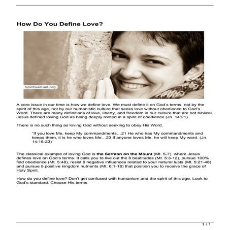 How Can You Love God With All Your Heart? | PDF