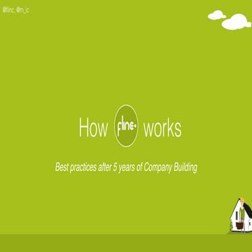 How flinc works - best practices after 5 years of Company Building | PPT