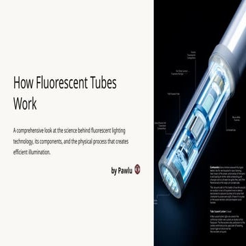 How does a Fluorescent-Tube-Work - a science story | PPTX