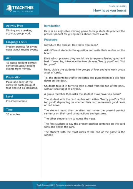 First conditional-card-game | PDF