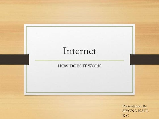 Internet | PPT