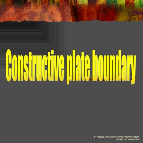 How The Plate Boundary Moves And Works | PPT