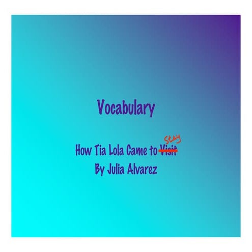 How Tia Loa Came To Stay | PDF