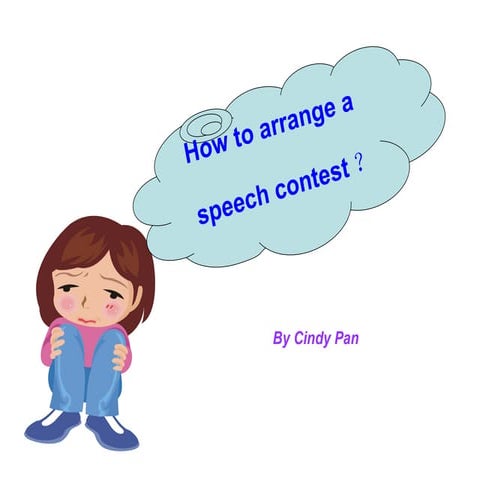 How To Arrange A Speech Contest | PPT