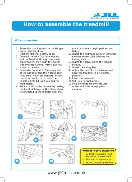 How to-connect-treadmill-wire | PDF
