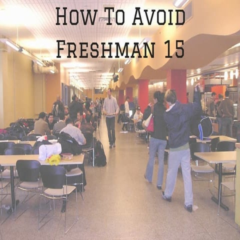 How To Avoid The Freshman 15 | PPT