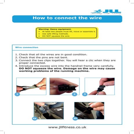 How to-connect-treadmill-wire | PDF