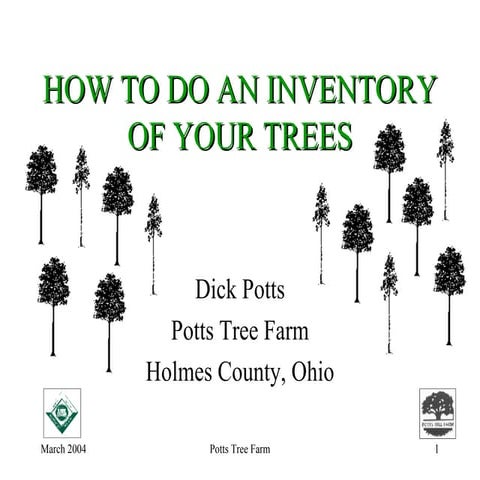 How To Do an Inventory of Your Trees | PPT
