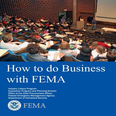 How to Do Business with FEMA | PDF
