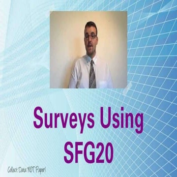 Sfg20 Asset Data Collection Surveys Mobile Facilities Management Pptx