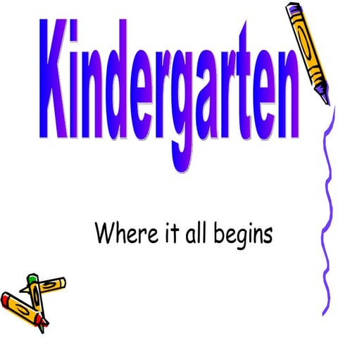 How to help Kindergarteners be successful | PPT