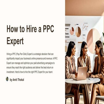 How to Hire a PPC Expert for Your Organization | PPTX