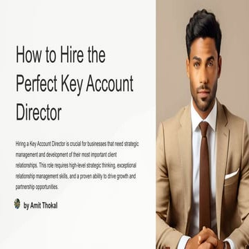 How to Hire the Perfect Key Account Director | PPT