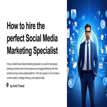 Social Media Manager Job Description | DOC