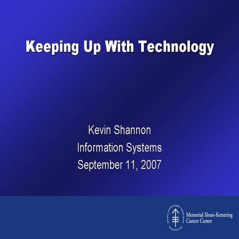 How To Keep Up With Technology | PDF