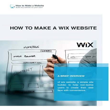 How to Build a Website Using Wix | PDF