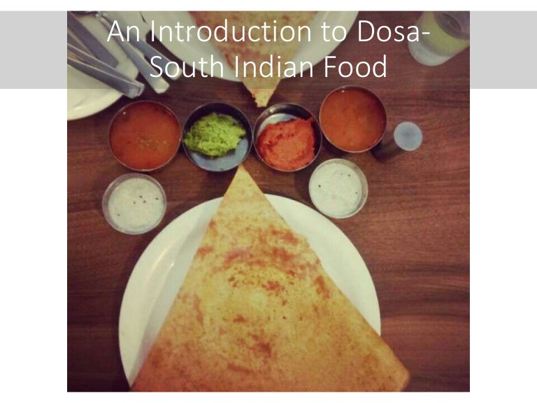 South Indian Food Dosa Recipe