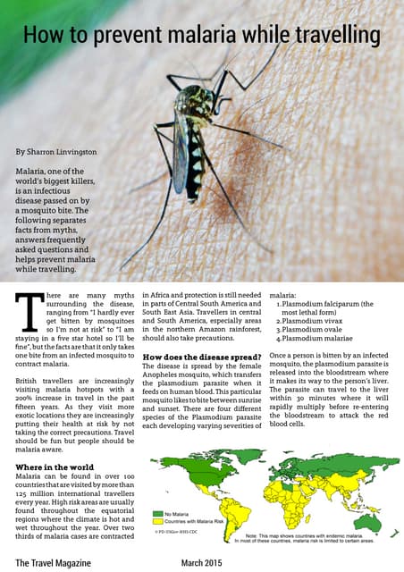 Biology investigatory project class 12 [malaria] | DOCX