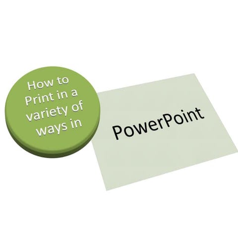 How To Print Out In Power Point | PDF