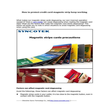 Uses of magnetic stripe cards | PDF