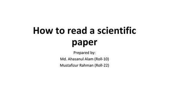 structure- of- a- scientific- paper. Structute of Dissertation | PPT