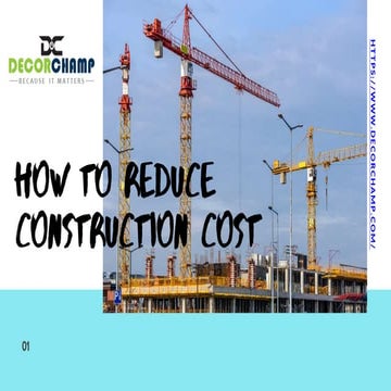 How to-reduce-construction-cost | PPT