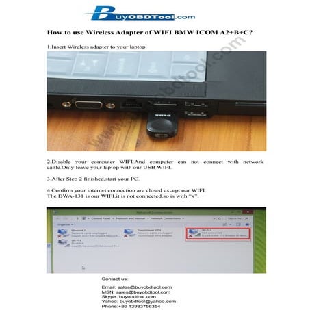 How to set BMW ICOM WIFI? | PDF | Consumer Electronics | Technology ...